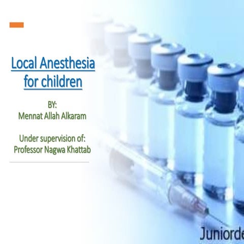 Local Anesthetic techniques for child dental patient.pptx
