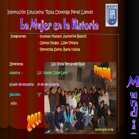 Rol de la mujer | PPT