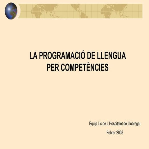 La Programació Per CompetèNcies | PPS