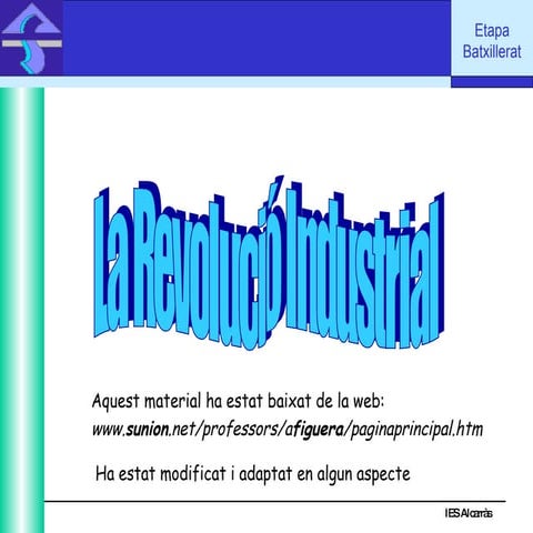La Revolucio Industrial | PPT