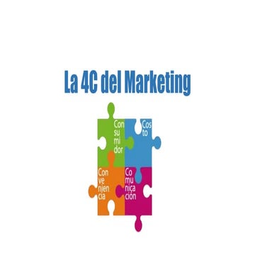La 4 c del marketing | PPTX