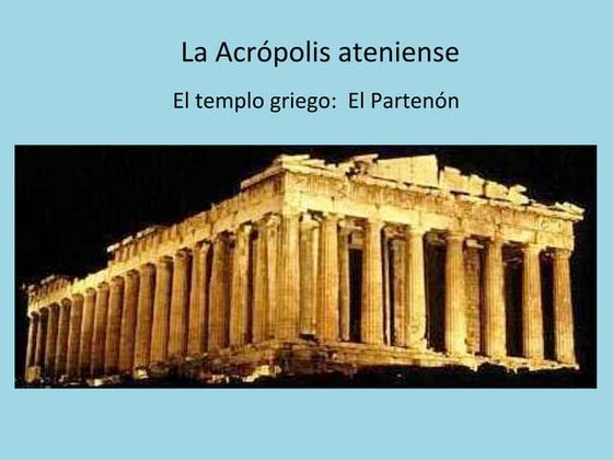 Partenon Análisis Arquitectonico | PPT