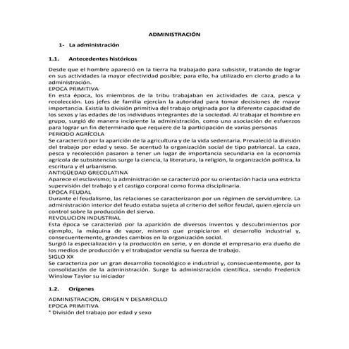 La Administración - Conceptos basicos y fundamentales | PPTX