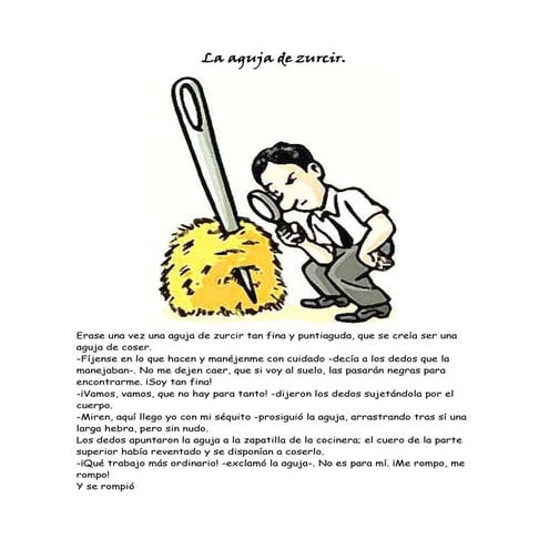 La aguja de zurcir | DOCX