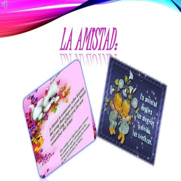 La amistad copia | PPTX