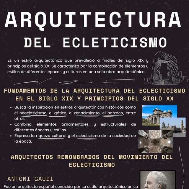 La Arquitectura del Eclecticismo | PDF