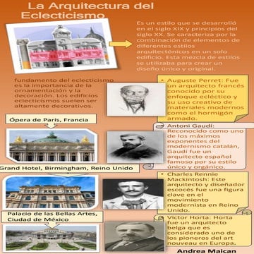 Eclecticismo Arquitectura