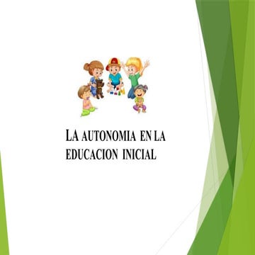 LA AUTONOMIA EN LA EDUCACIÓN INICIAL.pptx