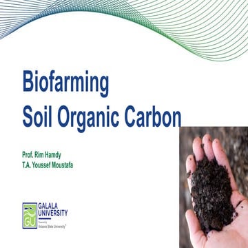 Determining Soil organic carbon by Walkley and Black method | PPTX