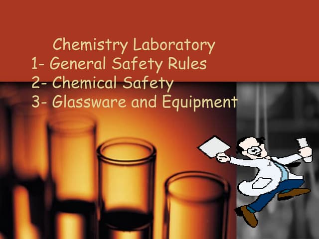 Chemistry laboratory safety rules | PPT