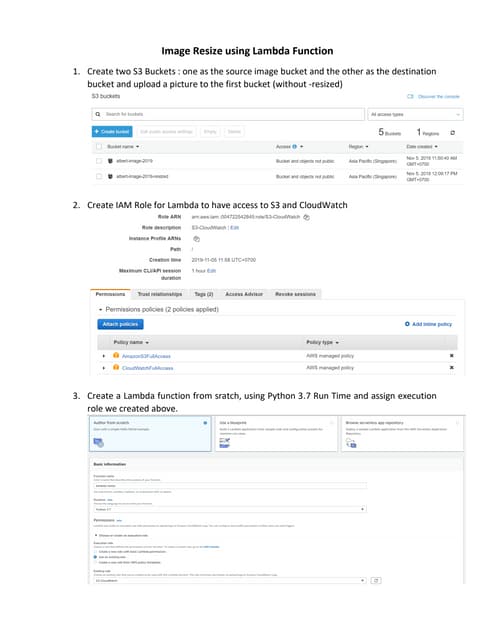 Lab - AWS Cross Account Access | PDF