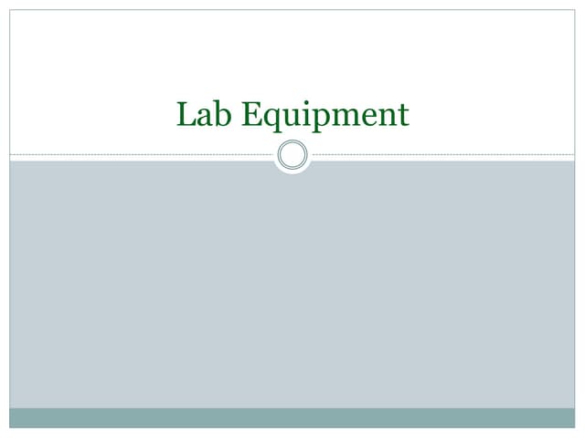 Section 2 laboratory equipment and functions | DOCX