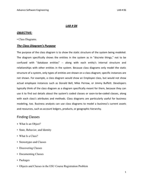 Identifying Classes And Objects Ooad Ppt