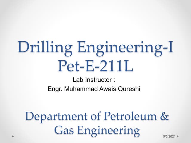 Mud balance test (drilling fluid lab test) | PDF