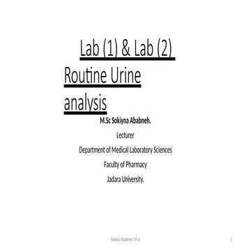 Body fluid analysis lab one and two.pptx