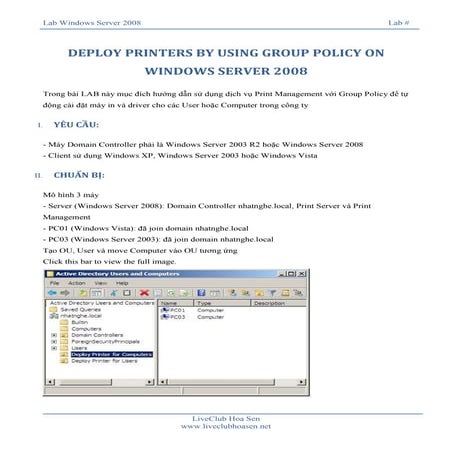 Lab 12 print server | PDF
