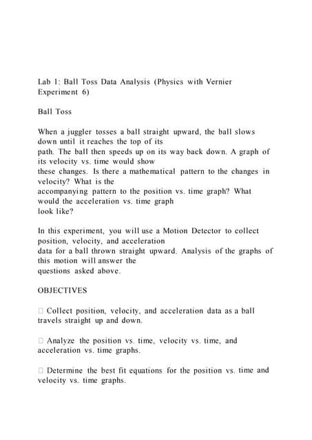 Acceleration of the falling ball | PDF