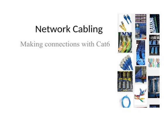 Network Cabling | PPT | Computer Networking | Computing