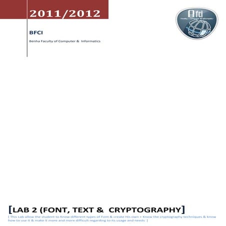 Multimedia Lab Handout [Lab2] [Text] | PDF