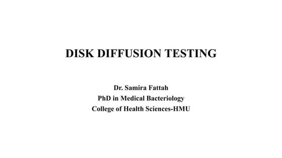 Epsilometer Test | PPTX