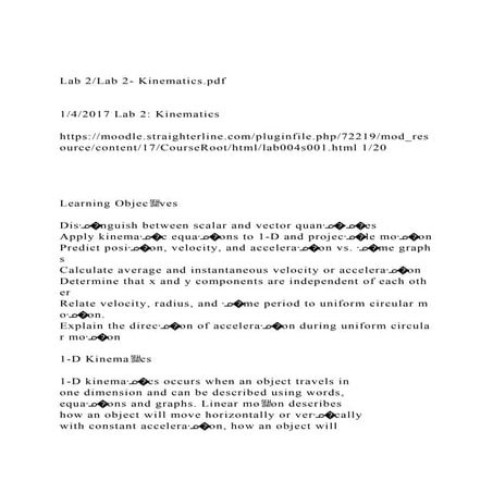 Lab 2Lab 2- Kinematics.pdf142017 Lab 2 Kinematicsh.docx