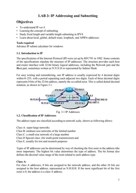 Answer The Hierarchical Aspect Of The Ip Addressesnetwork Host Pdf