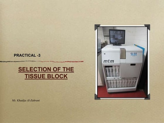 Tissue Preparation Histology | PPTX