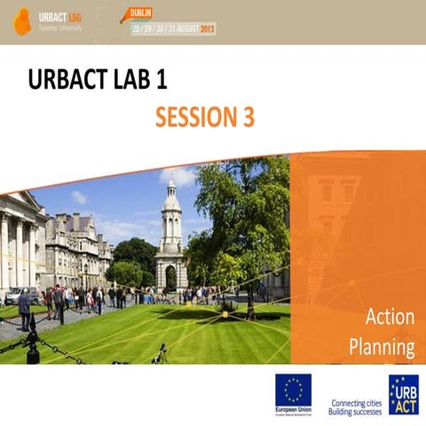 URBACT Summer University 2013 - Labs - Low Carbon Transition - Session 3 | PPT