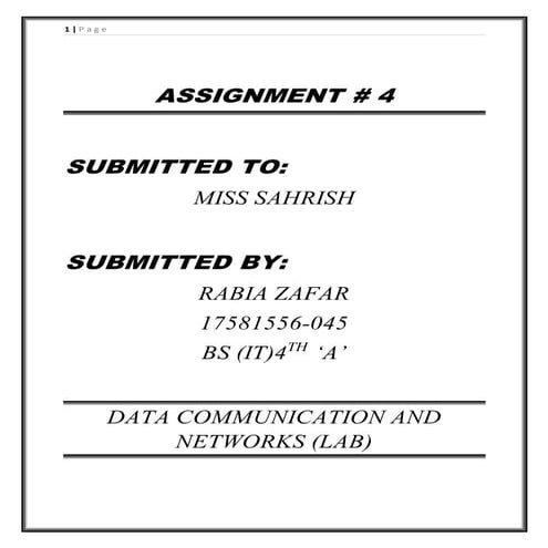 Lab 4 | DOCX