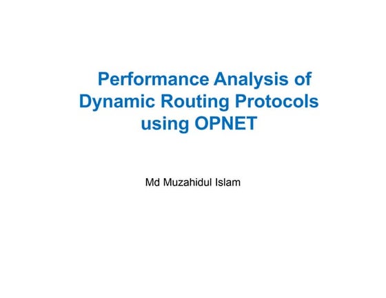 RPL - Routing Protocol for Low Power and Lossy Networks | PPT
