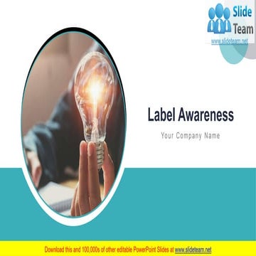 Label Awareness PowerPoint Presentation Slides | PPT
