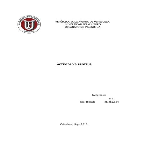 Manual de Uso Detallado de Proteus | PDF