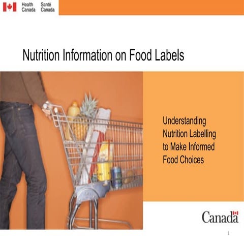 Nutrition Labels and Food Labelling for Healthy Eating | PPTX