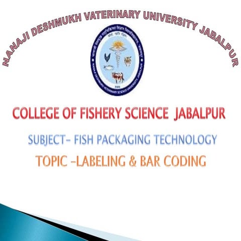 Labeling and Bar coding | PPTX