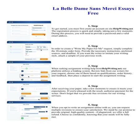 La Belle Dame Sans Merci Essays Free | PDF