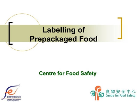 Fssai packaging & labeling | PPT