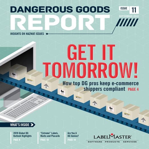 Dangerous Goods Report, Volume 11—E-Commerce and DG | PDF