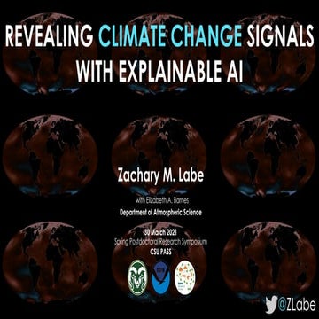 Exploring climate model large ensembles with explainable neural ...