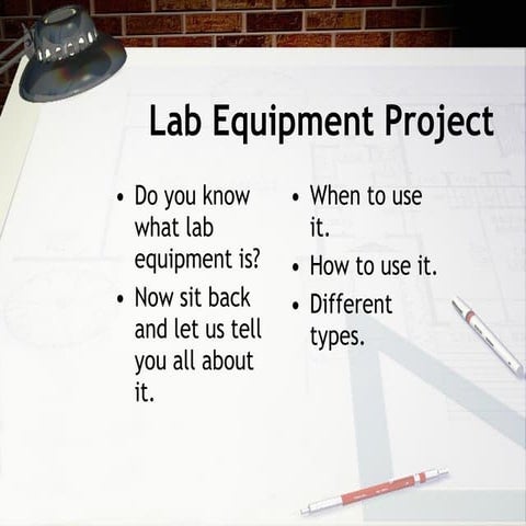 Lab Equipment | PPT | Chemistry | Science