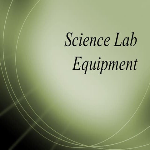 Lab equipment, updated | PPT