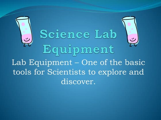 Tools of the science lab | PPT