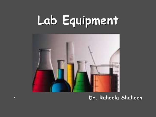 Laboratory equipment and apparatus | PDF