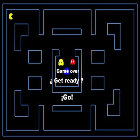 Fondo Del Laberinto De Pacman Laberinto Pacman Ilustraciones Stock,