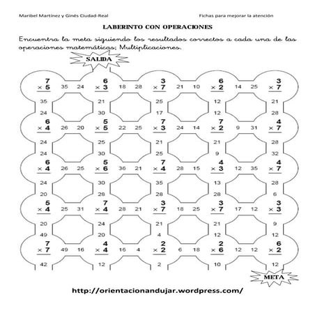 Hojas De Trabajo De Laberinto De Primer Grado Material Educativo
