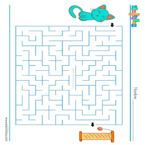 Laberintos Para Imprimir Laberintos Bonitos Para Imprimir | Mundo De