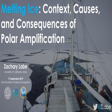 Melting Ice: Context, Causes, and Consequences of Polar Amplification | PDF