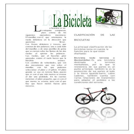 La bicicleta | DOCX