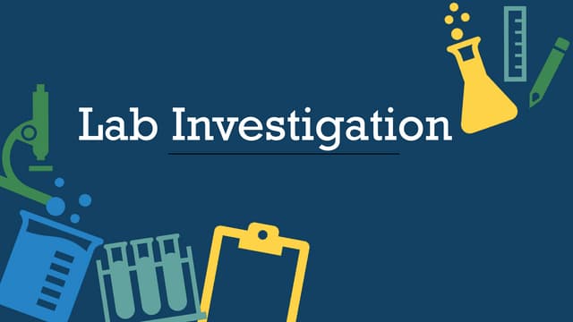 Lab Investigation in Dentistry.......... | PPT Lab Investigation in Dentistry.......... | PPT