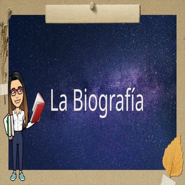 LA BIOGRAFÍA SUBIR (1).pptx cuarto basic | PPTX