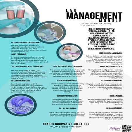 Lab management in the healthcare management system | PDF